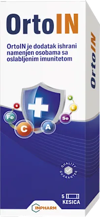 INPHARM
OrtoIN kesice - dodatak ishrani za imunitet, 5 kom
Dodatak ishrani