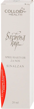 COLLOID
SPREJ RASTVOR ZA NOS - SINALZAN, 20 ml
Dodatak ishrani