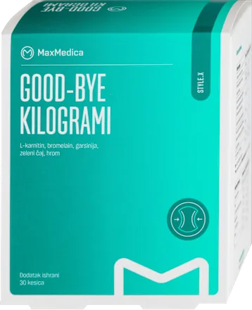 MaxMedica
GOOD - BYE KILOGRAMI, 30 kom
Dodatak ishrani