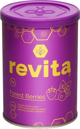 revita
Forest Berries - prah, 250 g
Dodatak ishrani