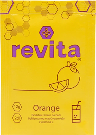 revita
Orange - prah, 12 g
Dodatak ishrani