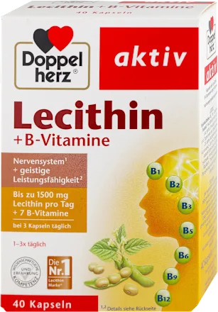 Doppelherz
aktiv Lecithin + B-Vitamin kapsule, 40 kom
Dodatak ishrani