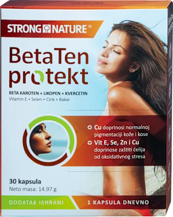 STRONG NATURE
Beta Ten protekt, 30 kom
Dodatak ishrani
