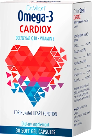 Dr.Viton
Omega-3 CARDIOX kapsule, 30 kom
Dodatak ishrani