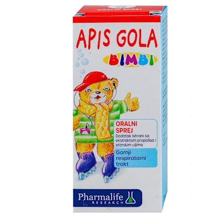 Pharmalife
APIS GOLA BIMBI oralni sprej, dodatak ishrani, 20 ml
Dodatak ishrani