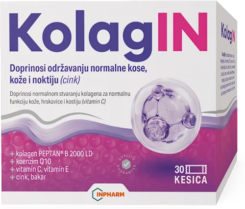 INPHARM
KolagIN kesice - dodatak ishrani, 30 kom
Dodatak ishrani