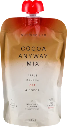 Nutrino Lab
COCOA ANYWAY MIX pire - jabuka, banana, ovas i kakao, 180 g