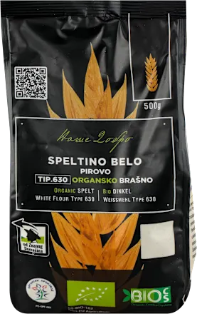 Naše Dobro
SPELTINO BELO PIROVO ORGANSKO BRAŠNO, 500 g