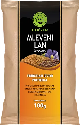 LUČAR
MLEVENI LAN, 100 g