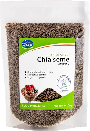 Beyond
Chia seme - mleveno, 100 g