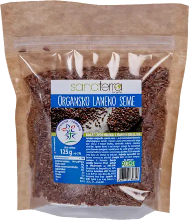 sanaterra
ORGANSKO LANENO SEME, 125 g