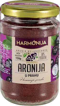 HARMONIJA
Harmonija prirode - organska aronija u prahu, 150 g
