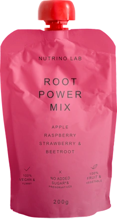 Nutrino Lab
ROOT POWER MIX pire - jabuka, malina, jagoda i cvekla, 200 g