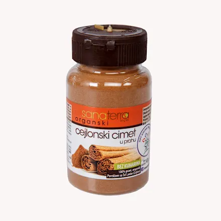 sanaterra
organski cejlonski cimet u prahu, 40 g