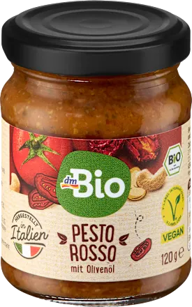 dmBio
PESTO ROSSO - crveni pesto sa paradajzom sušenim na suncu, 120 g