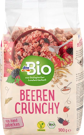 dmBio
Hrskavi pečeni musli proizvod sa bobičastim voćem, 500 g