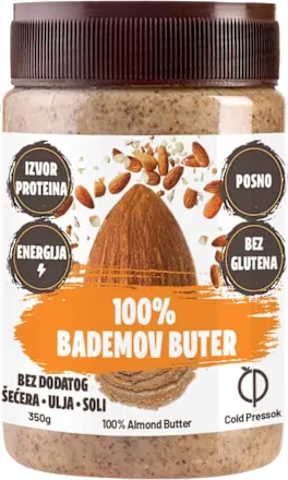 Cold Pressok
100% BADEMOV PUTER, 350 g