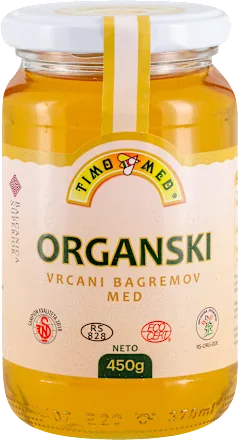 TIMOMED
VRCANI BAGREMOV MED - ORGANSKI, 450 g