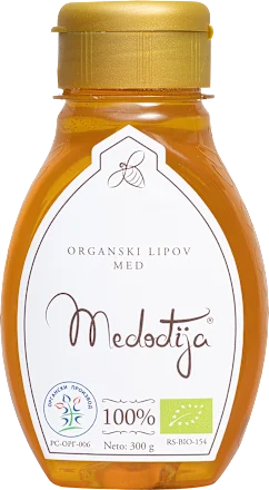Medođija
Organski lipov med, 300 g