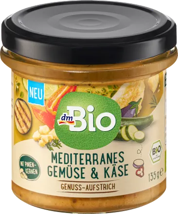 dmBio
Namaz mediteransko povrće i sir, 135 g