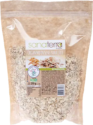 sanaterra
ORGANSKE OVSENE PAHULJICE, 250 g