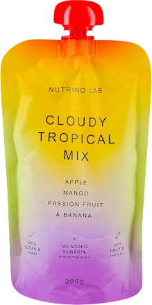 Nutrino Lab
CLOUDY TROPICAL MIX - jabuka, banana, mango, marakuja, 200 g