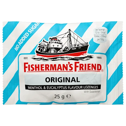 FISHERMAN'S FRIEND
Eukaliptus pastile, 25 g