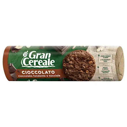 Gran Cereale
CIOCCOLATO keks - tamna čokolada i lešnici, 230 g