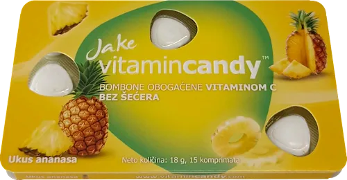 Jake
Jake vitamincandy - Ananas, 15 kom