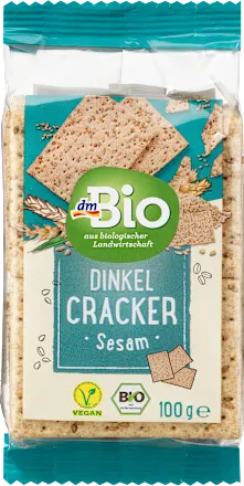 dmBio
Integralni krekeri od spelte i susama, 100 g