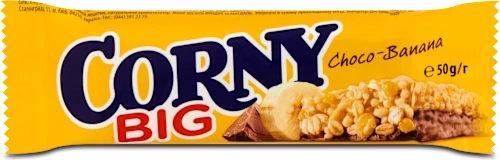 Corny
Choco-Banana BIG - pločica sa mlečnom čokoladom i bananom, 50 g