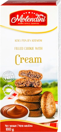 Molendini
KEKS PUNJEN KREMOM, 180 g