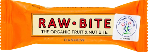 RAW BITE
Musli bar- indijski orah, 50 g