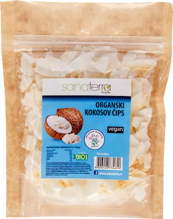 sanaterra
ORGANSKI KOKOSOV ČIPS, 50 g