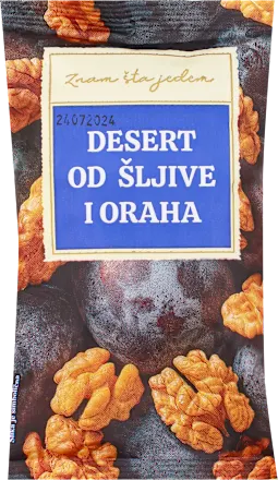 Znam šta jedem
DESERT OD ŠLJIVE I ORAHA, 50 g