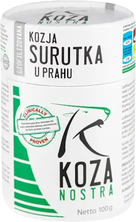 KOZA NOSTRA
Liofilizovana kozja surutka u prahu, 100 g