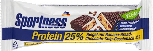 Sportness
Energetska štanglica banana hleb i čokolada, 45 g
