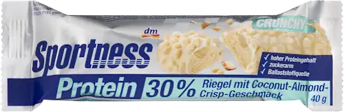 Sportness
Proteinska čokoladica kokos i badem, sa zaslađivačem, 40 g