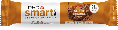 PhD
smart BAR proteinska čokoladica SALTED CARAMEL, 64 g