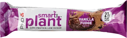 PhD
smart plant protein bar VANILLA FUDGE Proteinska čokoladica, sadrži zaslađivač, 64 g