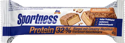 Sportness
Energetska štanglica lešnik i karamela, 40 g