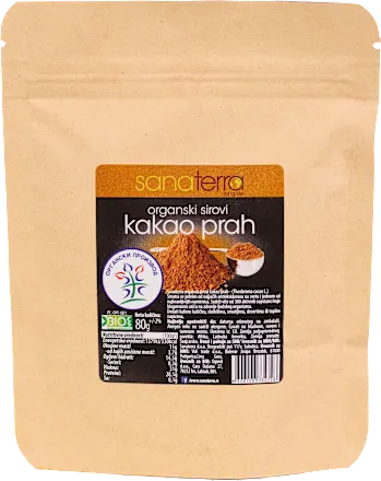 sanaterra
Organski sirovi kakao prah, 80 g