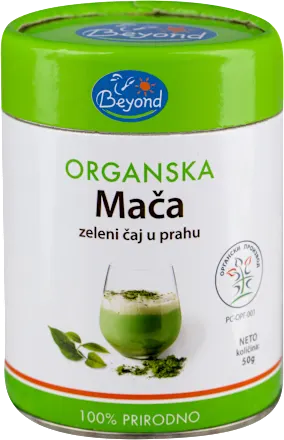 Beyond
Organski MAČA zeleni čaj u prahu, 50 g