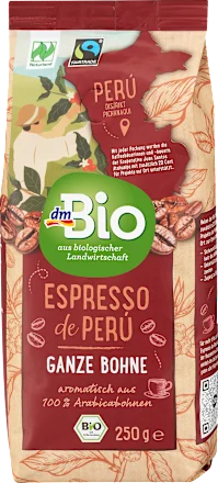 dmBio
Espresso kafa iz Perua, 250 g