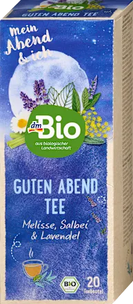 dmBio
Laku noć - mešavina biljnog čaja sa matičnjakom, lavandom i komoračem , 20 filter kesica x 1,5g, 30 g