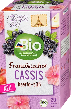 dmBio
Francuski čaj Cassis - 20 kesica, 40 g