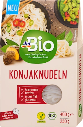 dmBio
Tanki rezanci u vodenom nalivu od korena konjaka (glukomanana), 400 g