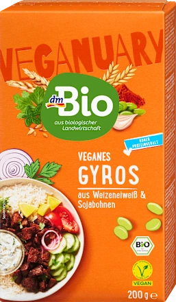 dmBio
Veganski giros na bazi proteina pšenice i soje, 200 g