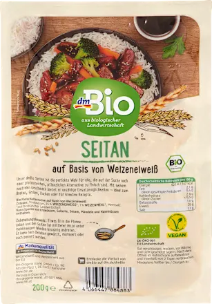 dmBio
Seitan, na bazi proteina pšenice, sterilisan, 200 g
