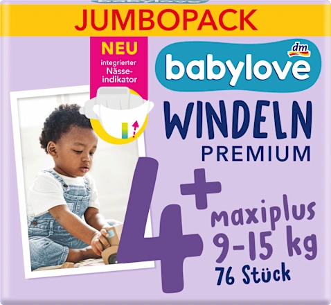 babylove
PREMIUM pelene, maxiplus veličina 4+ (9-15 kg) - mesečno pakovanje, 2x38kom, 76 kom